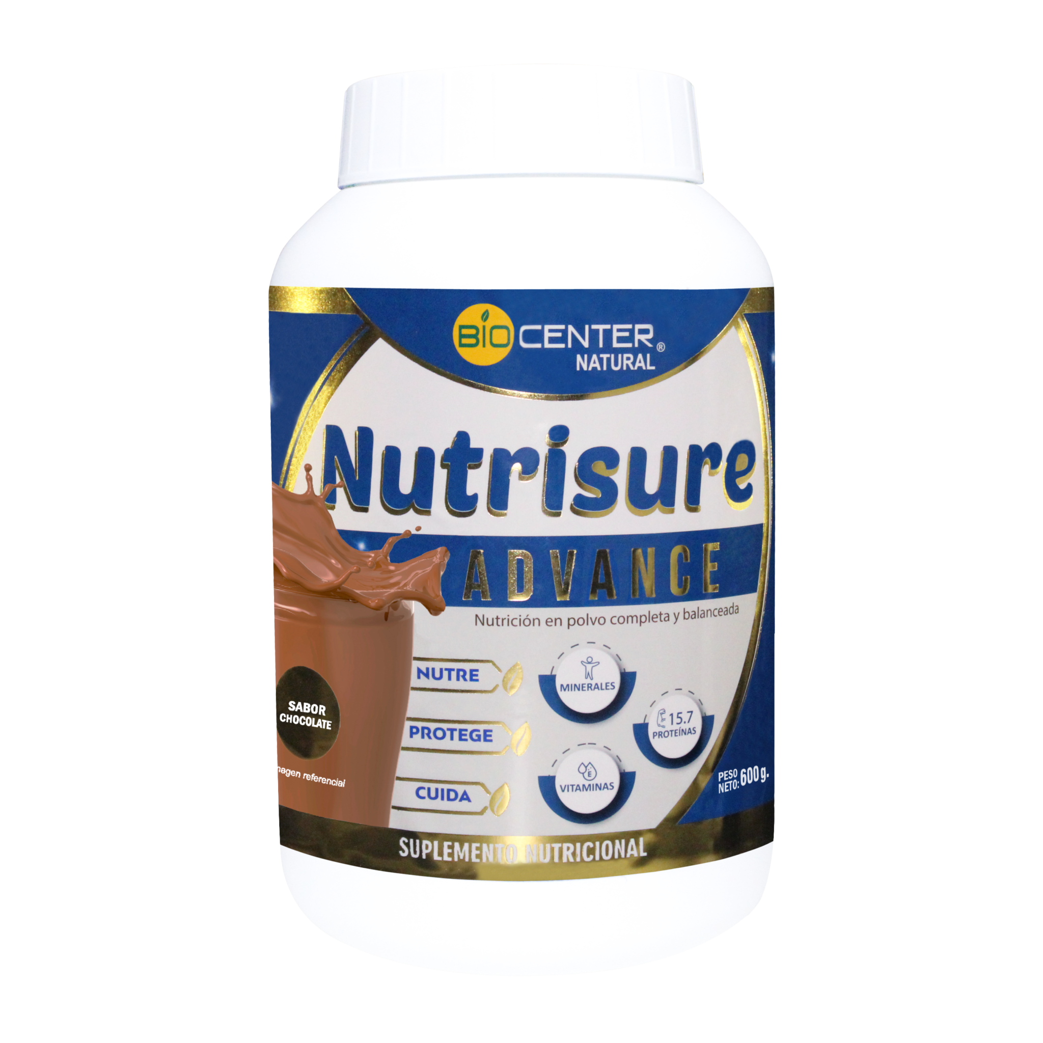 Suplemento Biocenter Natural Nutrisure Advance 600 gr. – Gelosantech