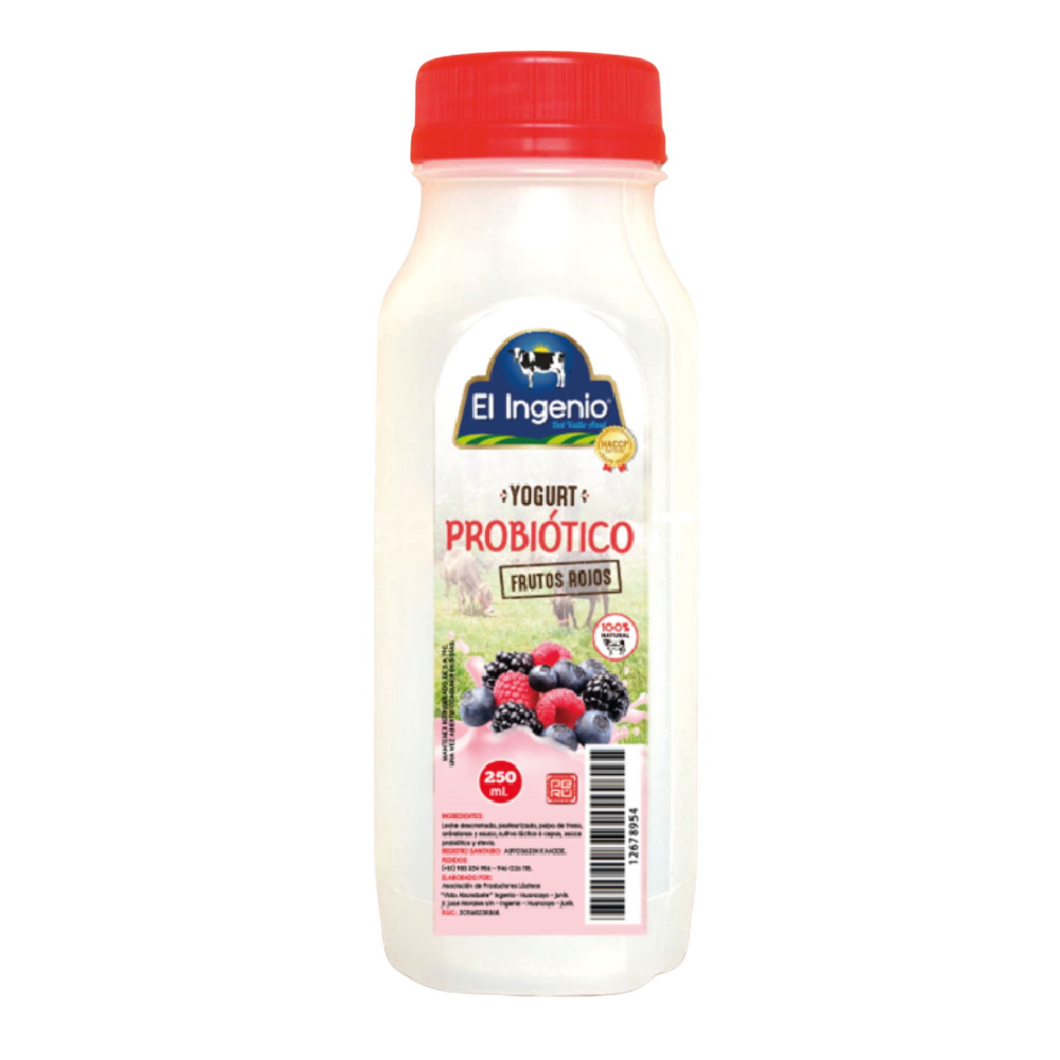 Yogurt Probiótico Frutado 250 ml – Gelosantech